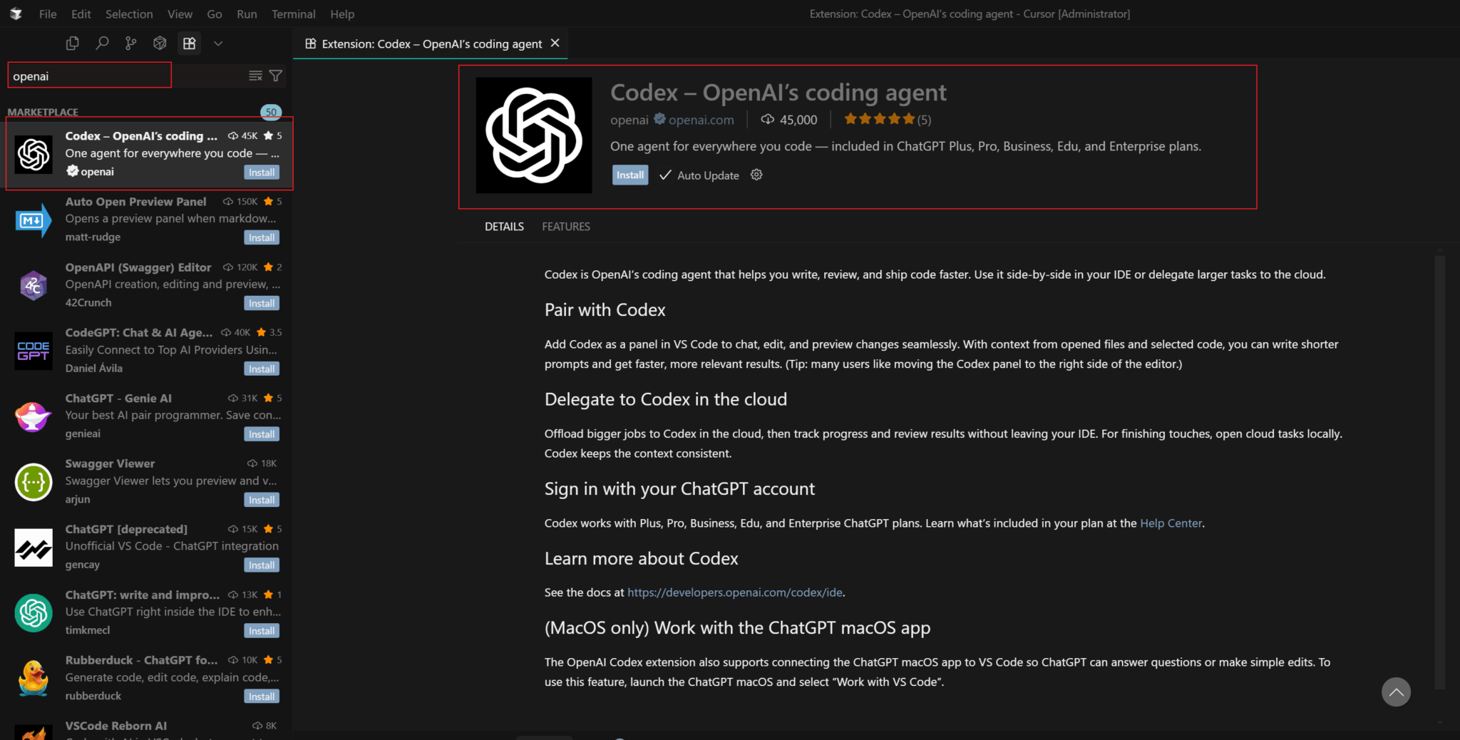 如何在 VS Code 中使用 OpenAI 的 Codex Agent：Step by Step - Hana - 探索有趣的世界